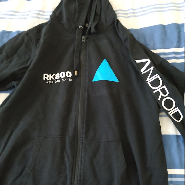 Connor RK800 Iron on / Heat Transfer Vinyl Decals for Cosplay (DBH ...