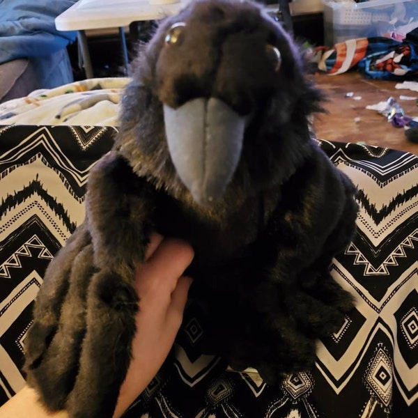 ESSA Raven Crow Emotional Support Stuffed Animal Plush Personalized ...