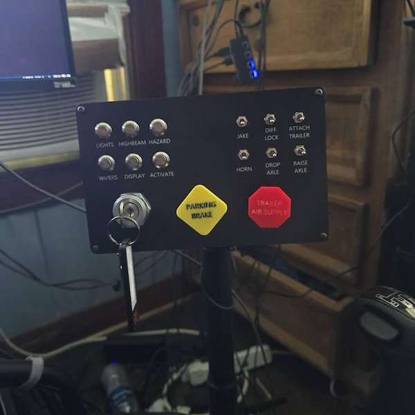 USB Flight Simulator Switch Panel: MSFS, X-plane, DCS, Elite Dangerous ...