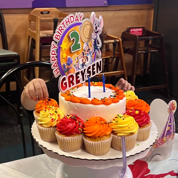 Chuck E Cheese Cake Topper - Etsy