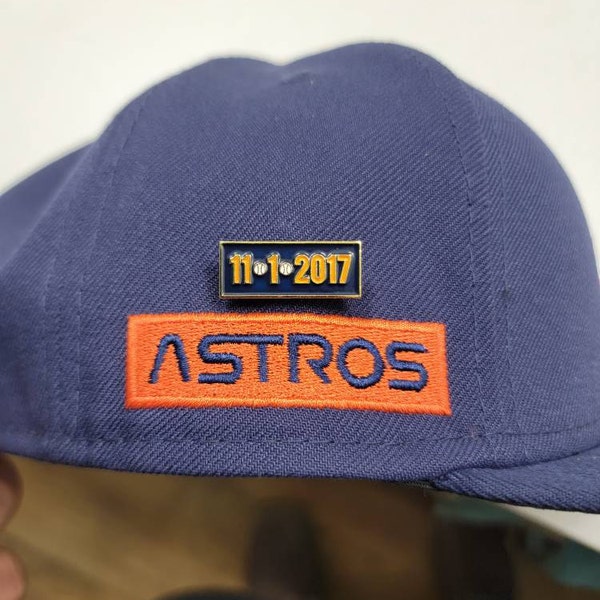 Houston Astros Pin - Houston Astros Gift - World Series 11/1/2017 Lapel ...