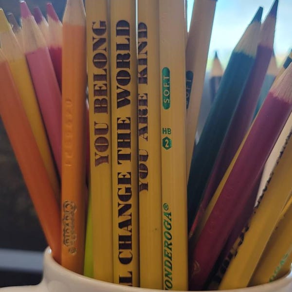 12 PACK Positive Words of Affirmation Motivational Pencils ...