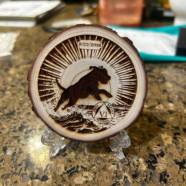 Magical Tree of Life Personalized Sobriety Milestone Medallion W ...