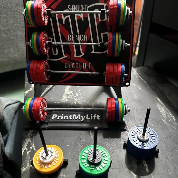 Weightlifting Personal Tracking Board, 5 Lifts, Show off Your Work on 5 ...