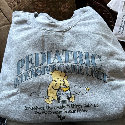 Pediatric Nurse Shirt, Winnie the Pooh Peds Nurse Tee, PEDS Nursing ...