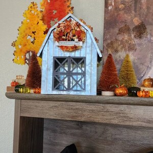 Mini 1:12 Halloween Ghost Pumpkin Tree 5 1/2dollhouse Halloween Tree ...