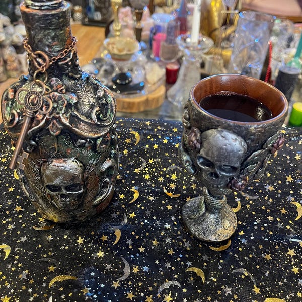 Cimaruta Protection Beads/ Black Onyx Goddess /goddess Luck Protection ...