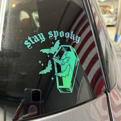 Stay Spooky Decal Goth Car Decal Goth Car Accessories Goth Car Creep It ...
