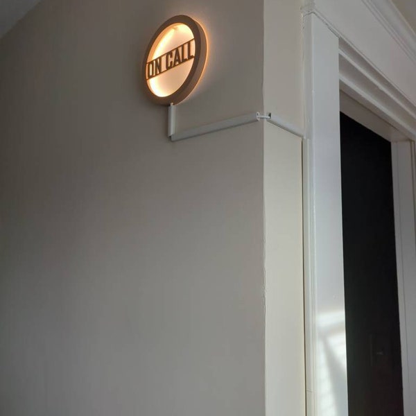 3" Busy Work Indicator on Call Light Sign - USB Powered With Switch - Etsy