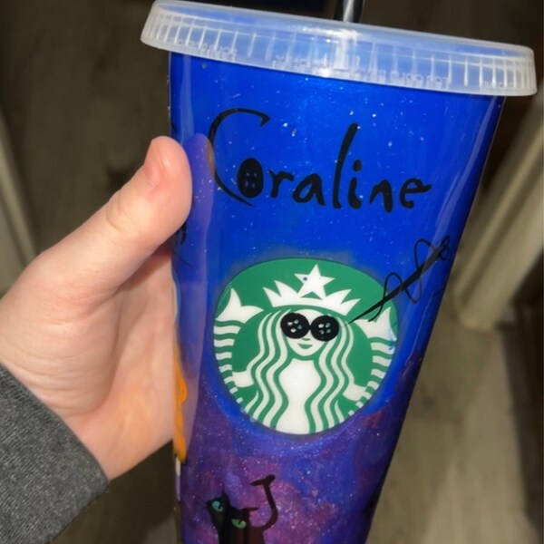 Corpses Bride Starbucks 24oz Snowglobe - Etsy