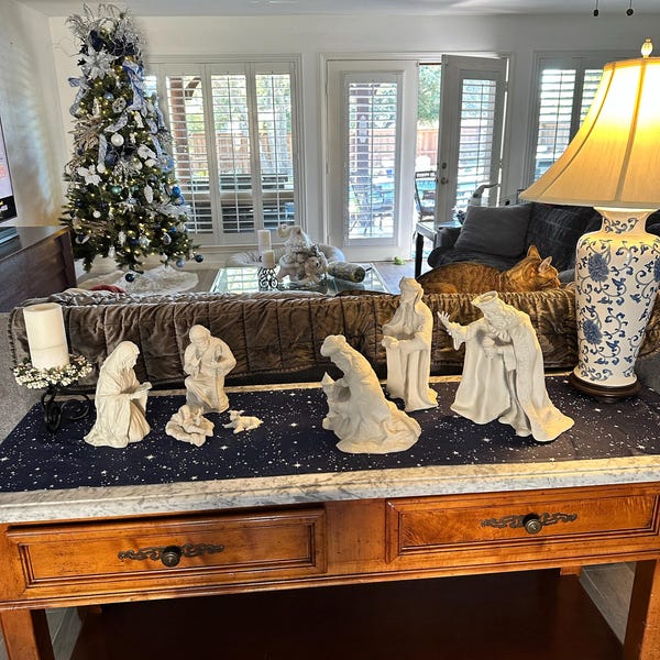 Night Sky Table Runner | Midnight Blue | Cloth Table Runner | Cotton ...