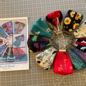 Key Fob Coin Pouch Pattern - Etsy