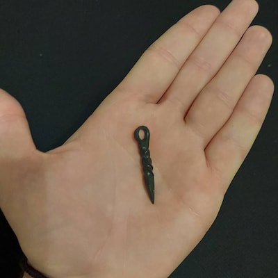 Twisted Horseshoe Nail Incense Spoon, Witches TINY Spoon Hand Forged ...