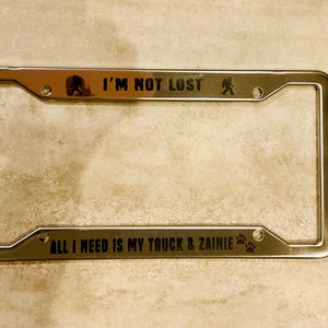 Freemason Custom Metal License Plate Frame - Etsy