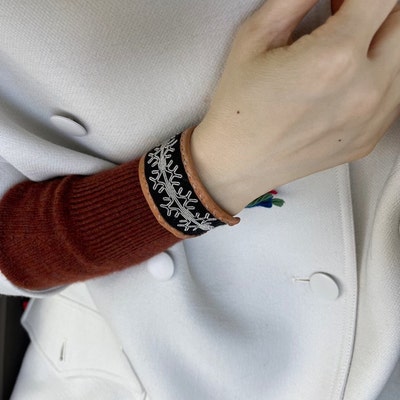 SUN DOG // Reindeer Leather Bracelet / Sami Craft / Saami Handicraft ...