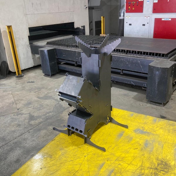 Fire Pit, Wood Stove, Dxf Files for Plasma, Pentagonal Fire Pit ...