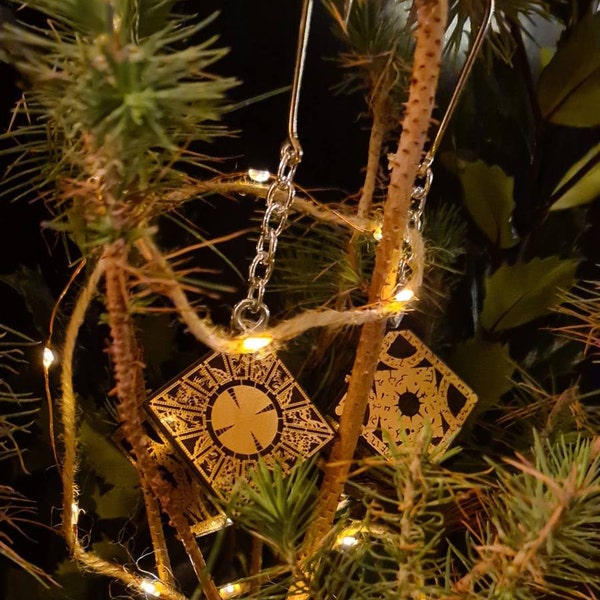 Hellraiser Puzzle Box Christmas Ornament Solid Wood Xmas Tree ...