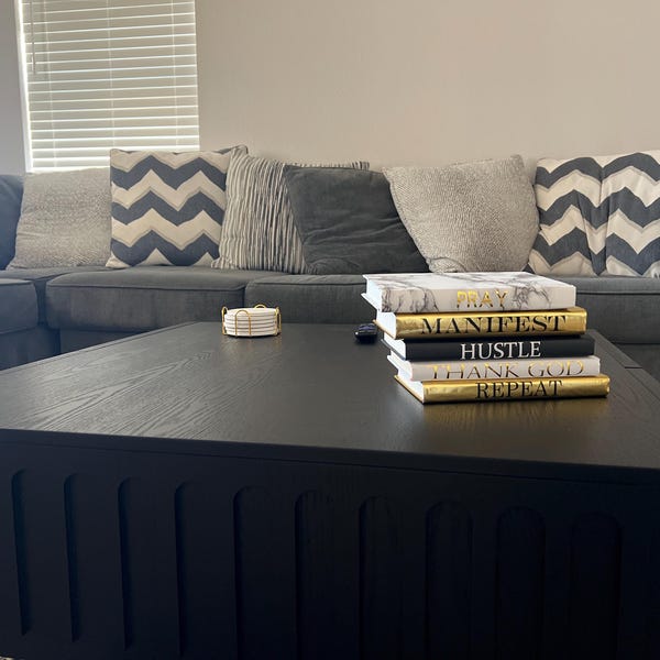 Coffee Table Book Set | Coffee Table Decor | Book Decor | Decorative ...