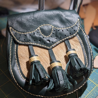 Scottish Sporran Belt Bag Leather Pattern PDF - Etsy