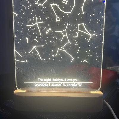 Custom Night Light Personalized Night Light Custom Name Night Light ...