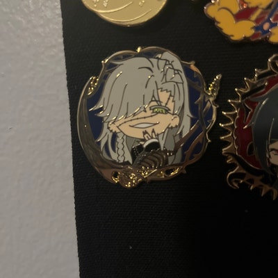 Black Butler Hard Enamel Pins Kuroshitsuji Ciel Sebastian Grell ...