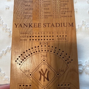 Custom Baseball Dice Board Game Personalized, Wood, Family Fun Game - Etsy