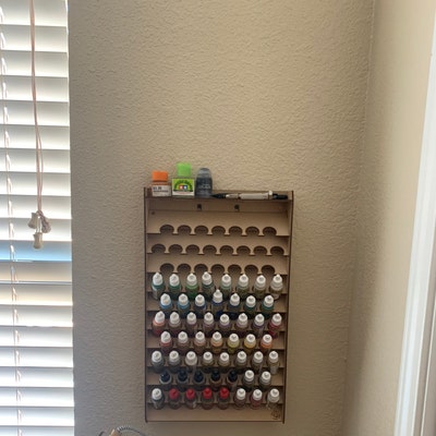 Wall Mounted Hobby Paint Storage Rack Vertical - Etsy