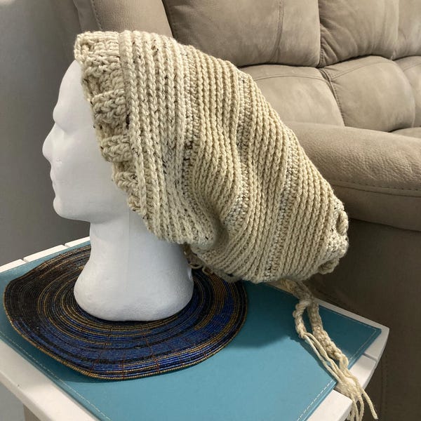 Crochet Rastafarian Dreadlock Tam Hat, Dread Sock Tube Hat, Crochet Loc ...