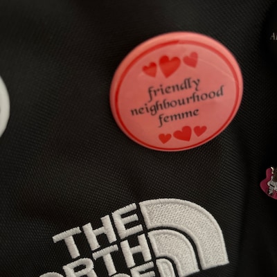 Queer Friendly Neighbourhood Queer 1.5 Button Pin LGBTQIA Pride - Etsy