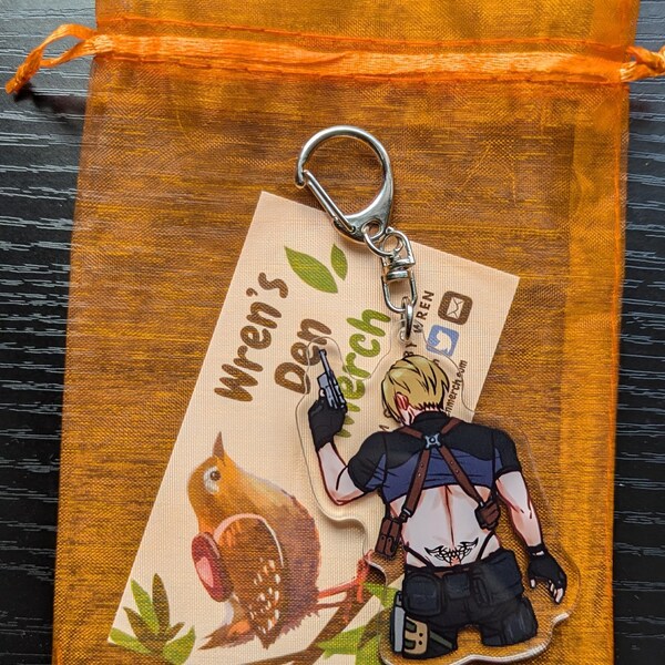 Mod Leon Keychain or Standee ‘tramp Stamp Leon’ - Etsy