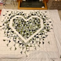 PAPER MINI Exploding Heart Quilt Pattern by Slice of Pi Quilts wall ...