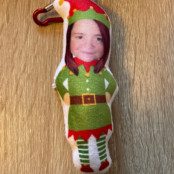 My Face Pillow Custom Personalized Photo Pillow Gift Christmas Elf ...