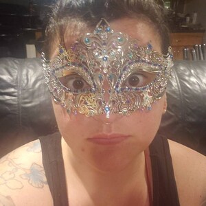 Cupid Metallic Masquerade Mask | Etsy