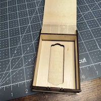 Wooden Safe Box Laser Cut Vector File, Gift Box Like Safe SVG File for ...