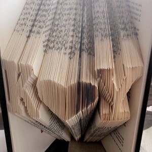 Folded Book ALPHABET 1 Medium Bold Font Book Folding Patterns Tutorial ...