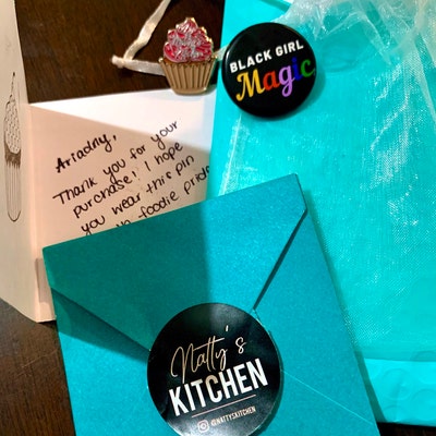 Black Girl Magic Retro Enamel Pin - Etsy