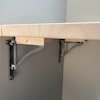 PAIR of TABLE LEAF Swivel Brackets Folding Fold Down Drop Worktop Shelf ...