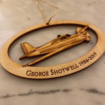 Personalized Airplane Ornaments, Gift for Pilot Gifts for Him, Pilot ...