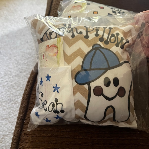 Personalized Soccer Tooth Fairy Pillow / Soccer / Soccer Pillow / Tooth ...