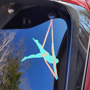 Trapeze Aerialist & Circus Arts Wait for the Hep Acrobat Decal Sticker ...