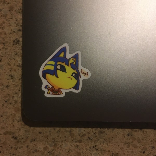 ACNH// Ankha 4x6" Vinyl Sticker Sheet - Etsy