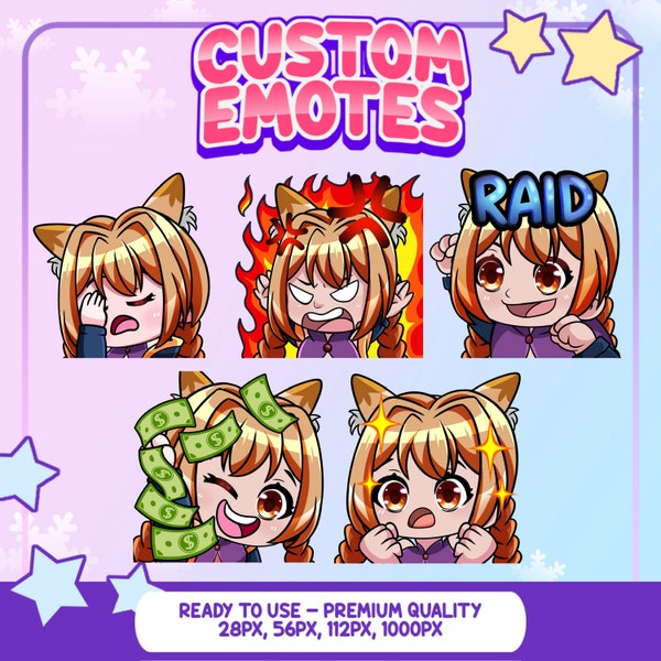 Custom Twitch Emotes - Perfect for Streamers & Gamers, Badges, Twitch ...