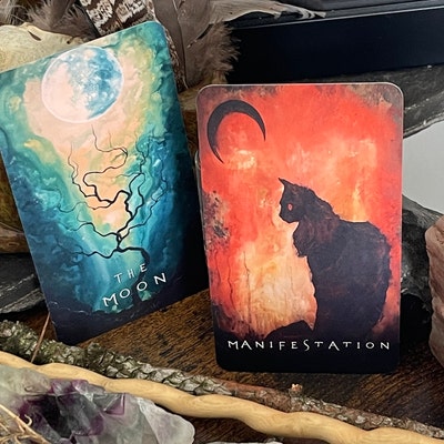 Spirits & Shadows Oracle Deck 52 Card Intuitive Oracle Deck Featuring ...