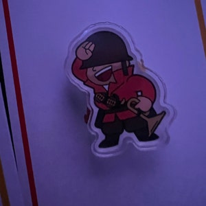 Team Fortress 2 RED Team Acrylic Pins - Etsy