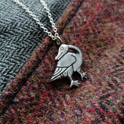 Anglo Saxon Raven Pendant Based on the Sutton Hoo Shield Mount Silver ...