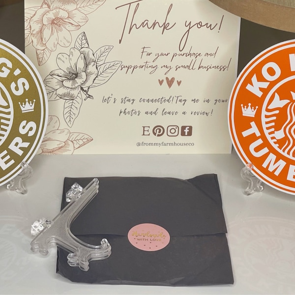 Starbucks Sign Personalized | Acrylic Sign | Starbucks Sign | Stanley ...