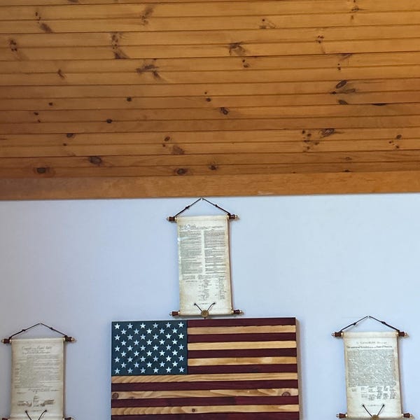 United States Constitution Wall Art - Constitutional Document Canvas ...