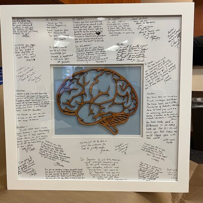 Anatomical Brain Laser Cut Wood Sign Wall Art Medical Sign - Etsy