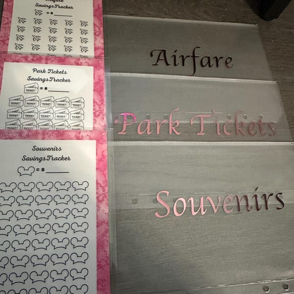 Disc Bound Clear Cash Envelopes Envelopes, Savings Envelopes, Cash ...