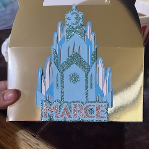 Frozen Castle SVG File for Cake Topper or Party Decorations Arendelle ...